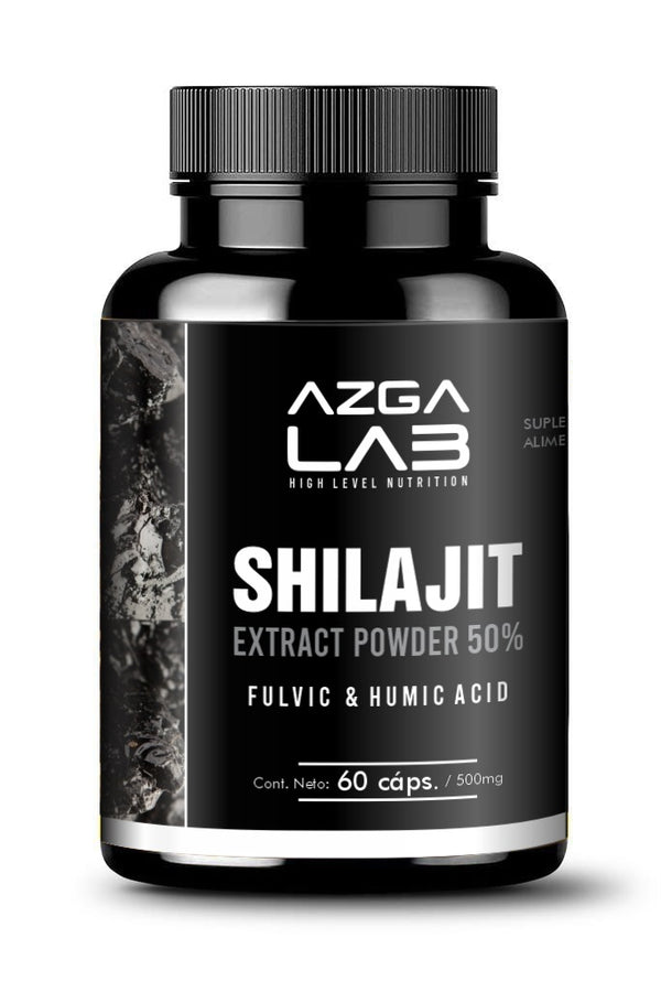 SHILAJIT 60 capsulas 500mg AZGA LAB – AZGALAB